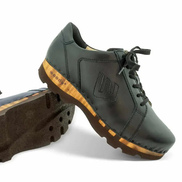 Luca – Sneaker Clog Herren - biegsame Sohle aus Weidenholz