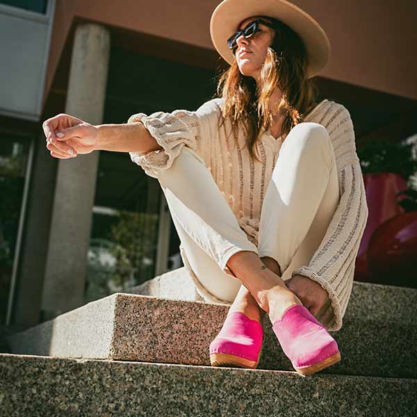 Holzschuhe, Clogs von woody® Schuhe Holzschuhe mit biegsamer Holzsohle